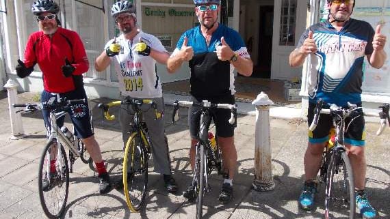 Tenby police team complete 'Snowby' cycling challenge | narberth-and ...