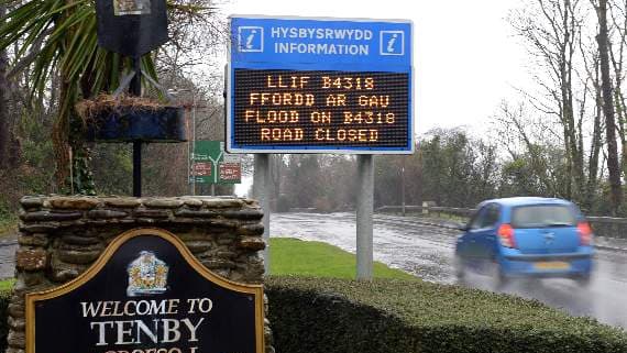 ‘Money should have been spent on flood works not signs’ | narberth-and ...