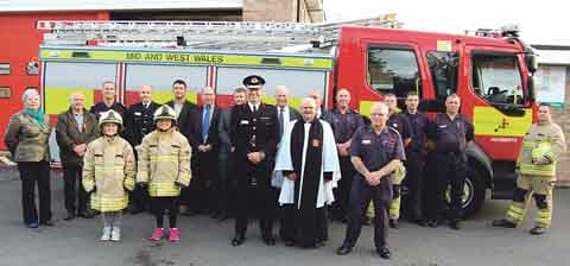 New £290,000 fire appliance dedicated at Narberth | narberth-and ...