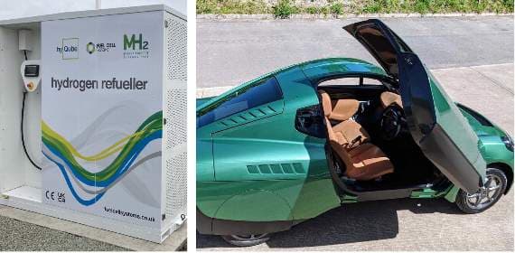 Green hydrogen electrolyser and car refueler arrive at Milford Haven ...