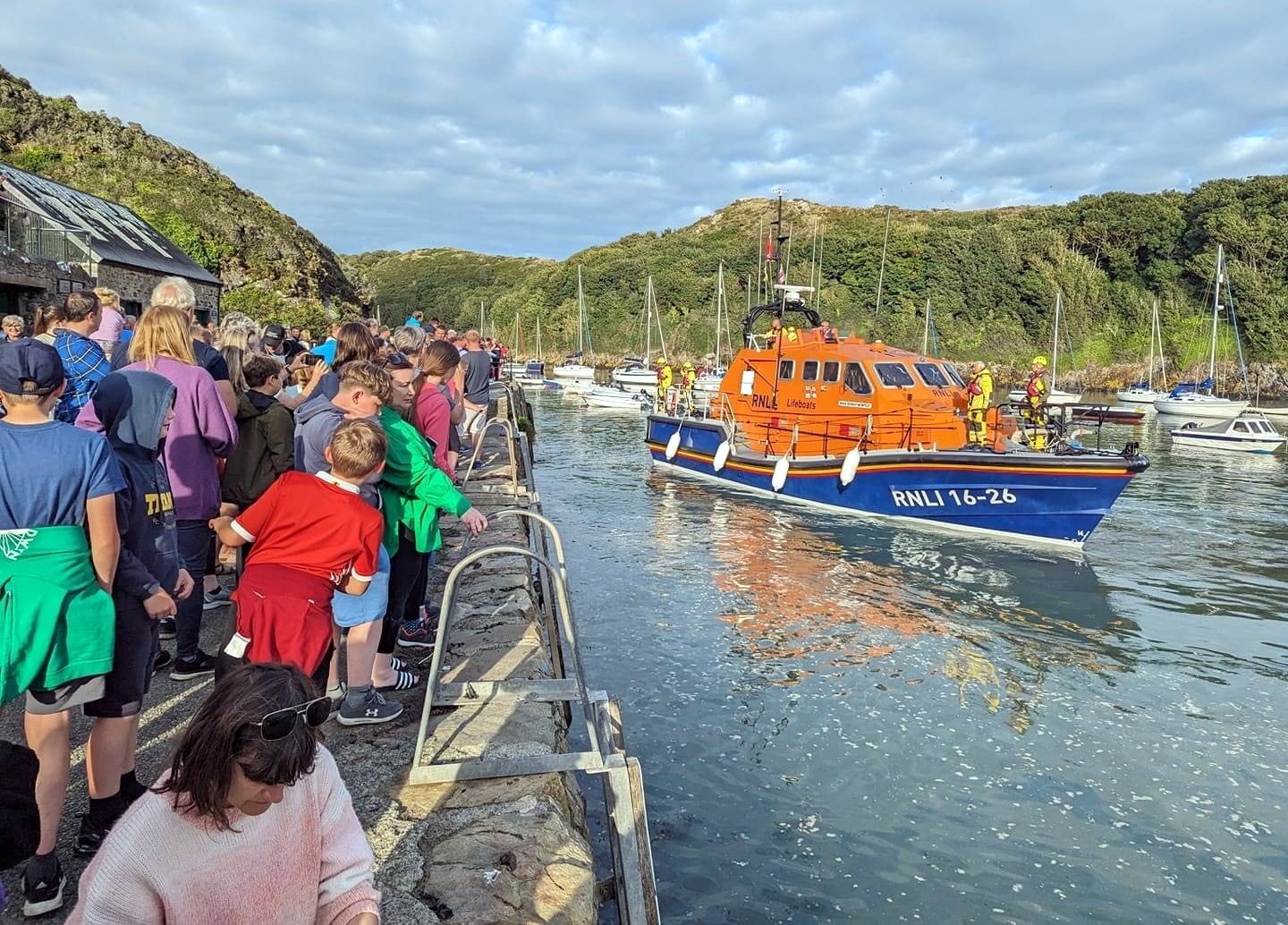 St Davids RNLI makes Solva harbour visit following rescue launch ...