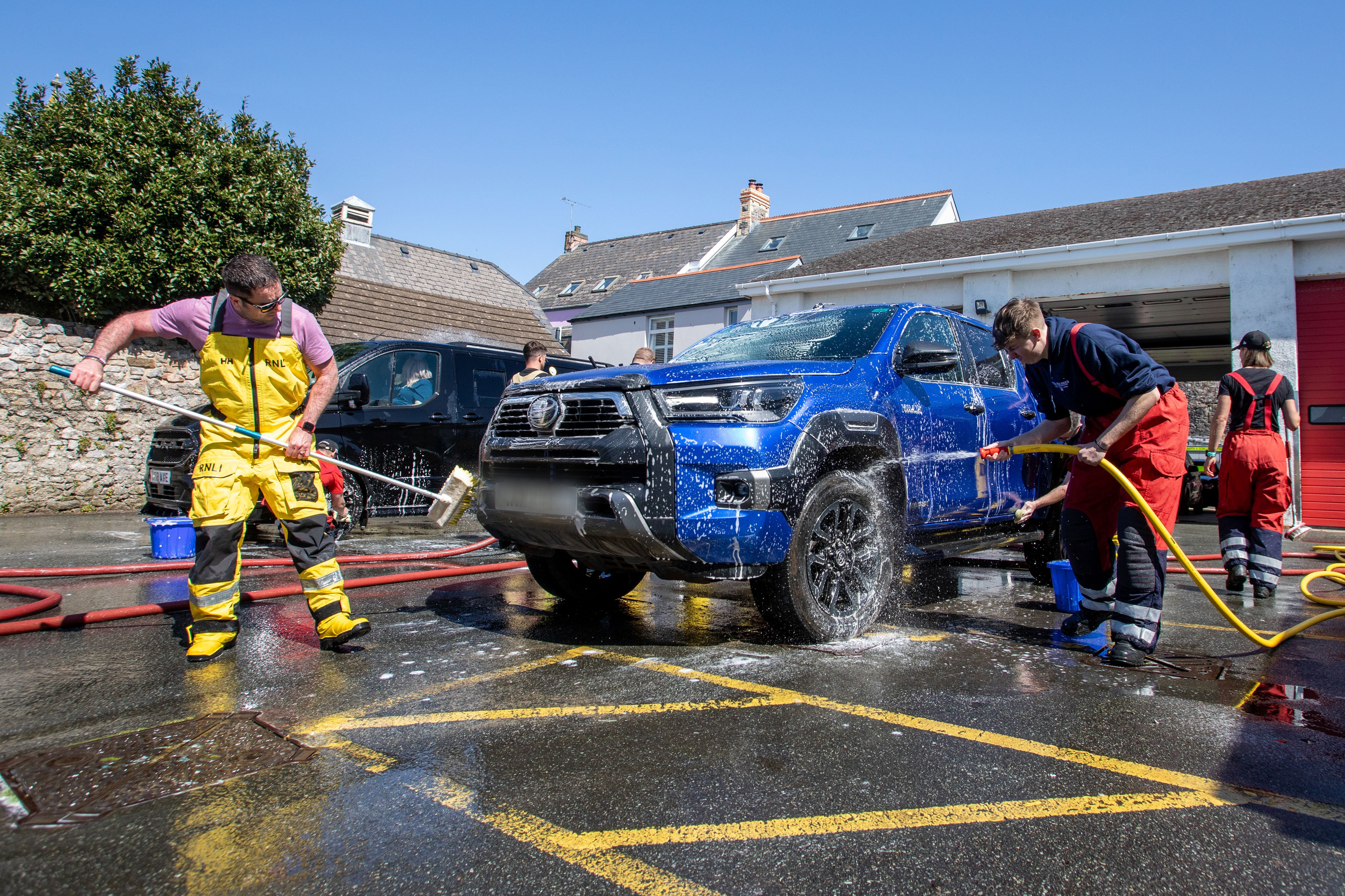 RNLI fundraising car wash at Tenby Fire Station | narberth-and-whitland ...