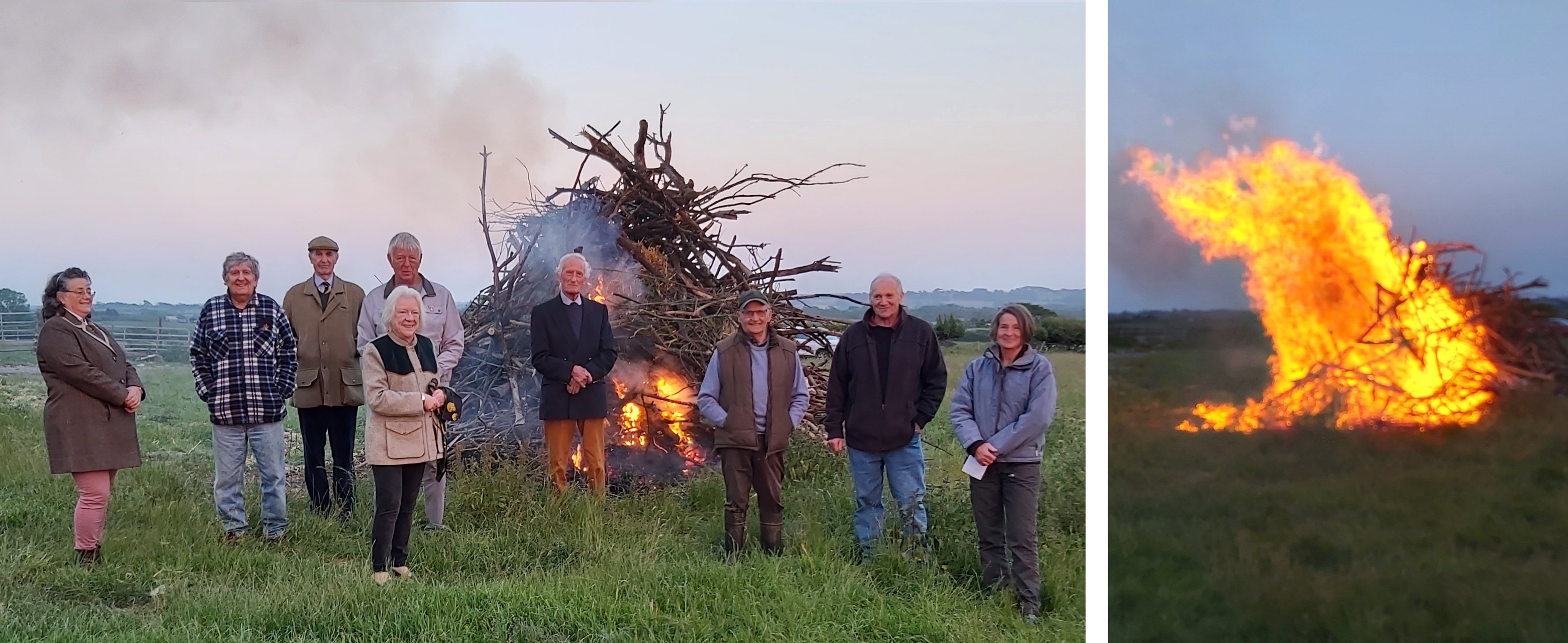 Martletwy’s moment of reflection as community lights D-Day beacon ...