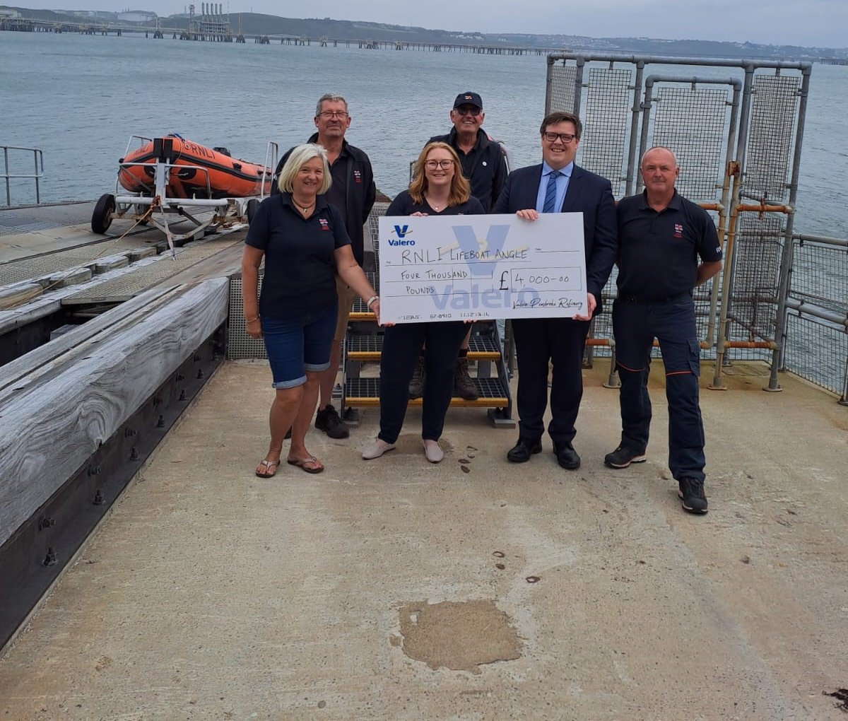Angle RNLI thanks Valero for continuing to fuel their lifesaving ...