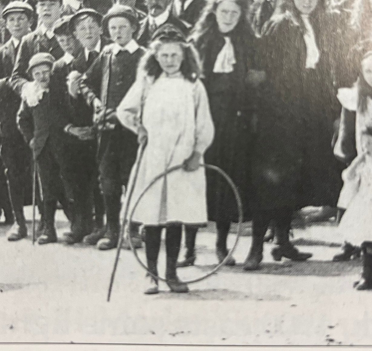 Historic children's hoop and stick game finds new home at Narberth ...
